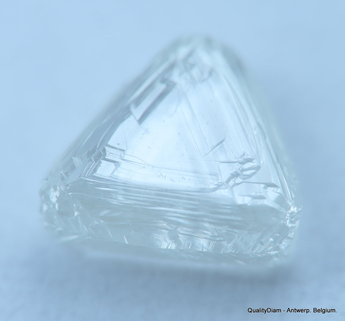Uncut diamond also known as rough diamond out from a diamond mine ...