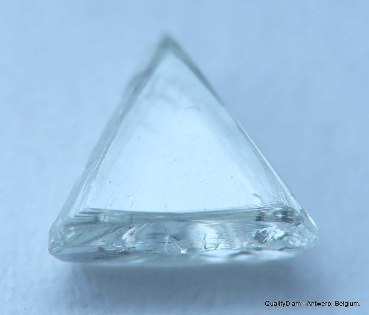 Uncut diamond also known as rough diamond out from a diamond mine ...