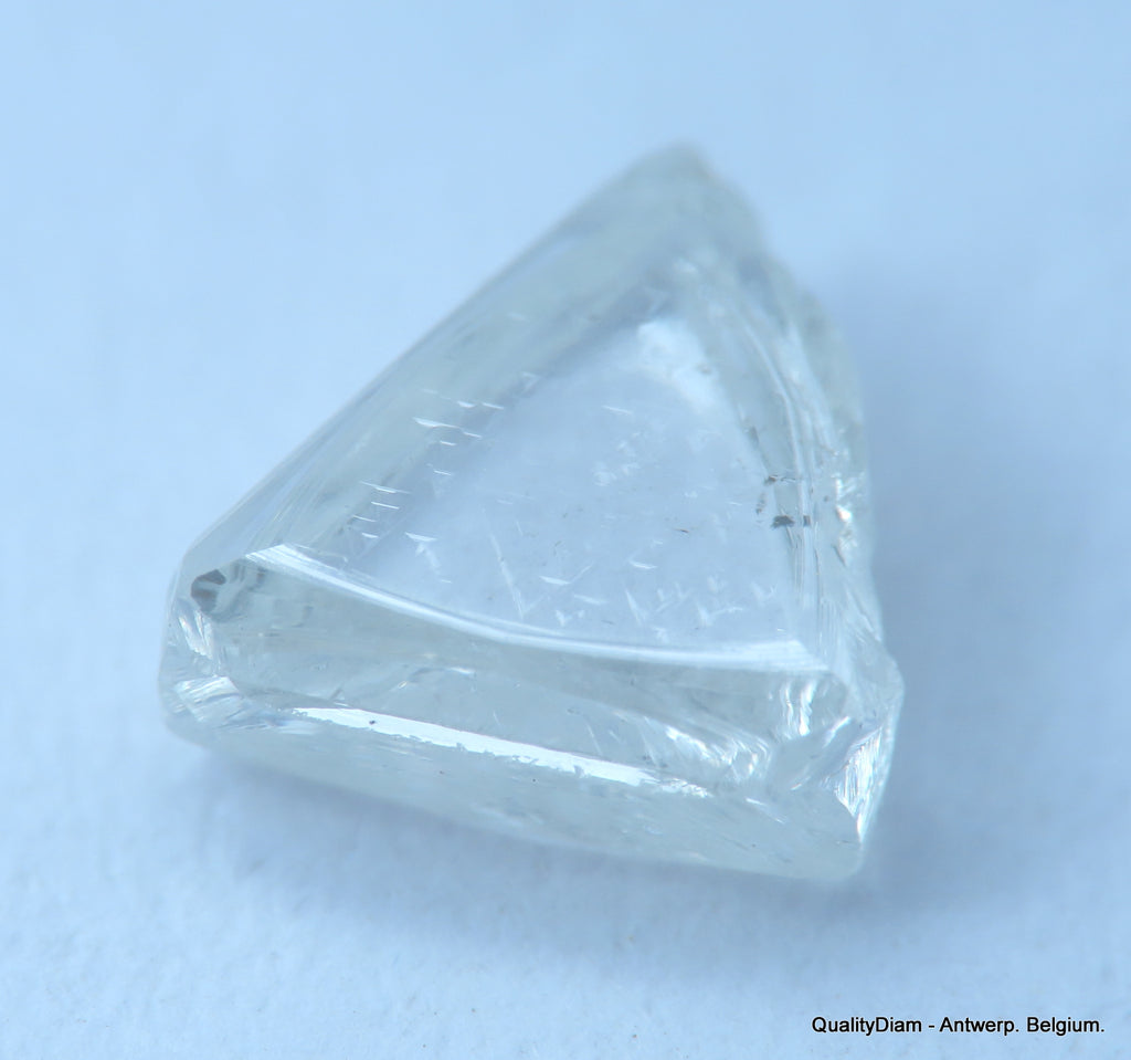 Uncut diamond also known as rough diamond out from a diamond mine ...